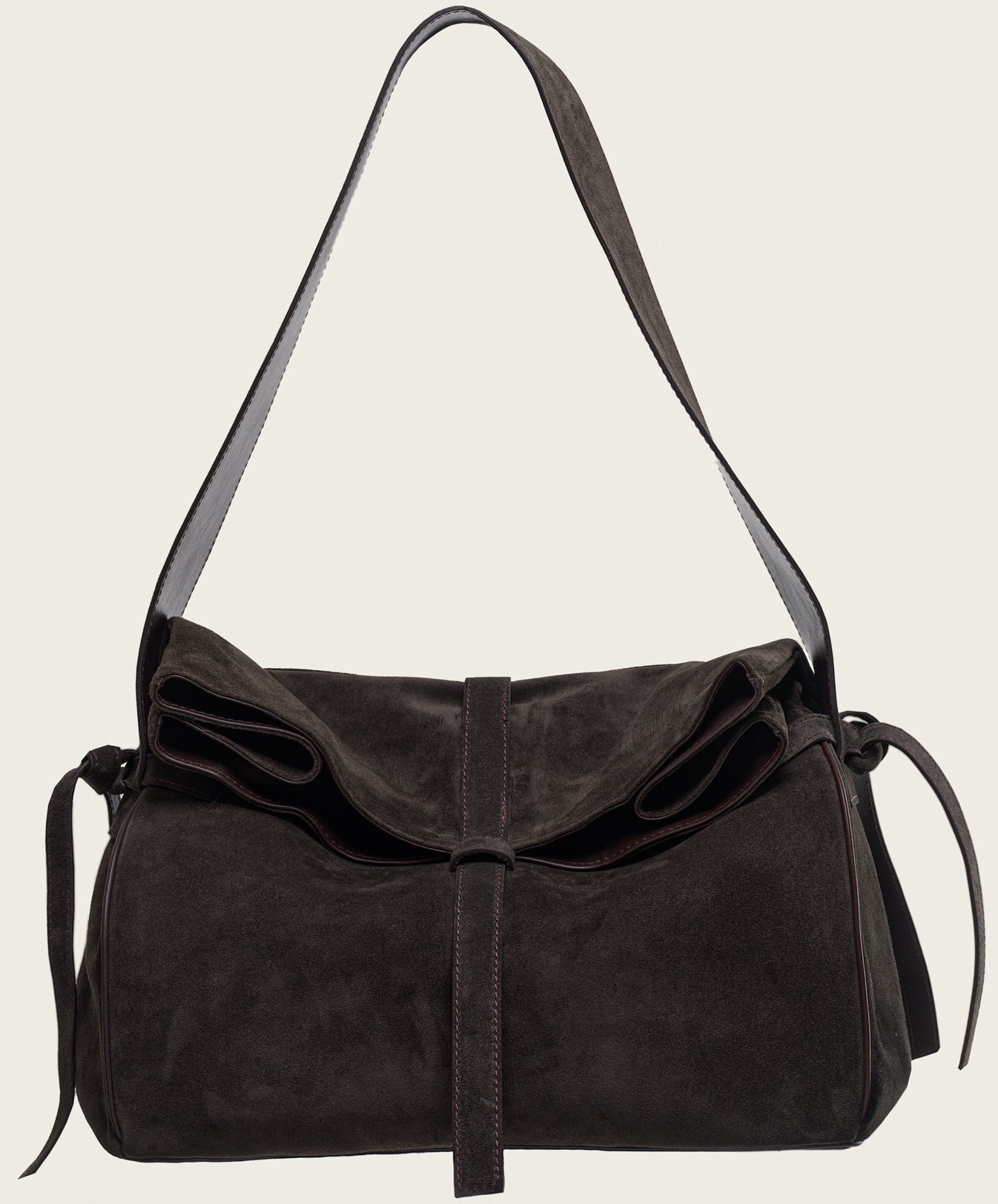 FLIPE - premium suede leather bag for work, travel, sports and everyday ...